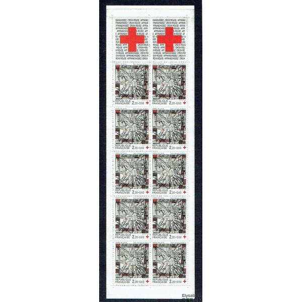 France - n°2449 - Carnet Croix-Rouge 1986. - Philatelie-Berck