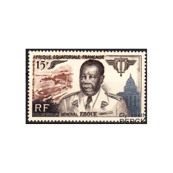 A.E.F. - n°PA 61 - Félix Eboué (1884-1944). - Philatelie-Berck